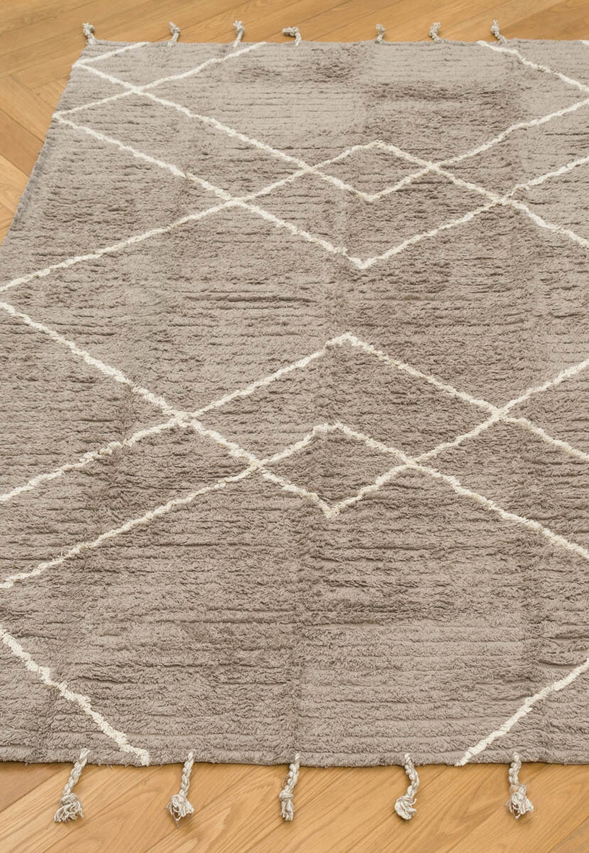 Ковер хлопковый 100*150 см Nattiot Cotton Lassa Stone