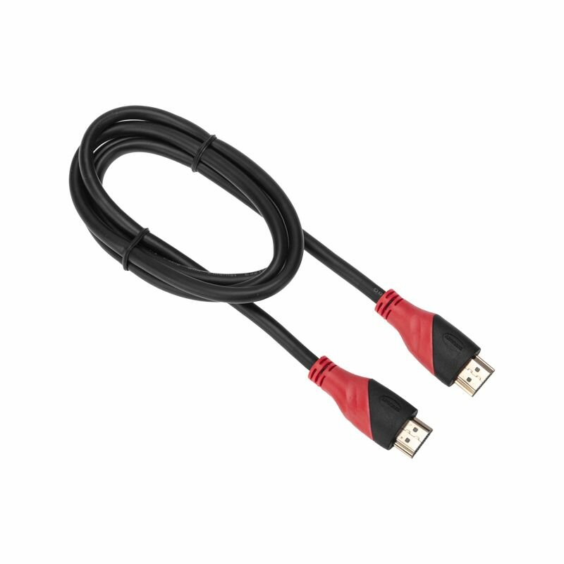 Кабель HDMI 1.4 Gold 1м REXANT для Full HD видео, телевизора, монитора и проектора