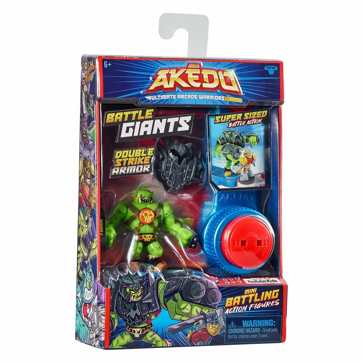 Akedo Набор для игры в айкидо, гигантские скретч-карты, новые гигантские персонажи -CA