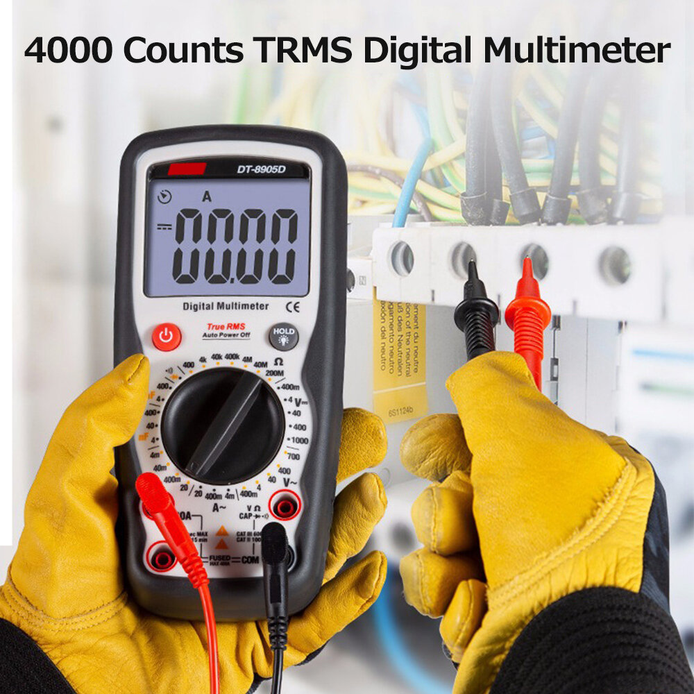 CEM DT-8905D Цифровой мультиметр TRMS на 4000 отсчетов Высокоточный портативный