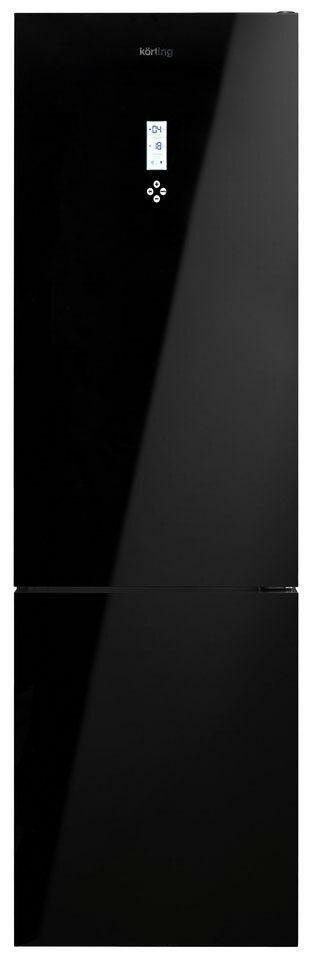 Холодильник Korting KNFC 61868 GN, черный