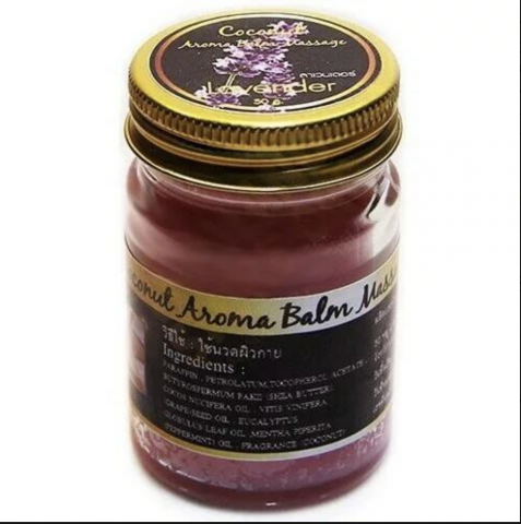 Разогревающий арома бальзам Coco D "Лаванда" для лечебного массажа 50 гр.