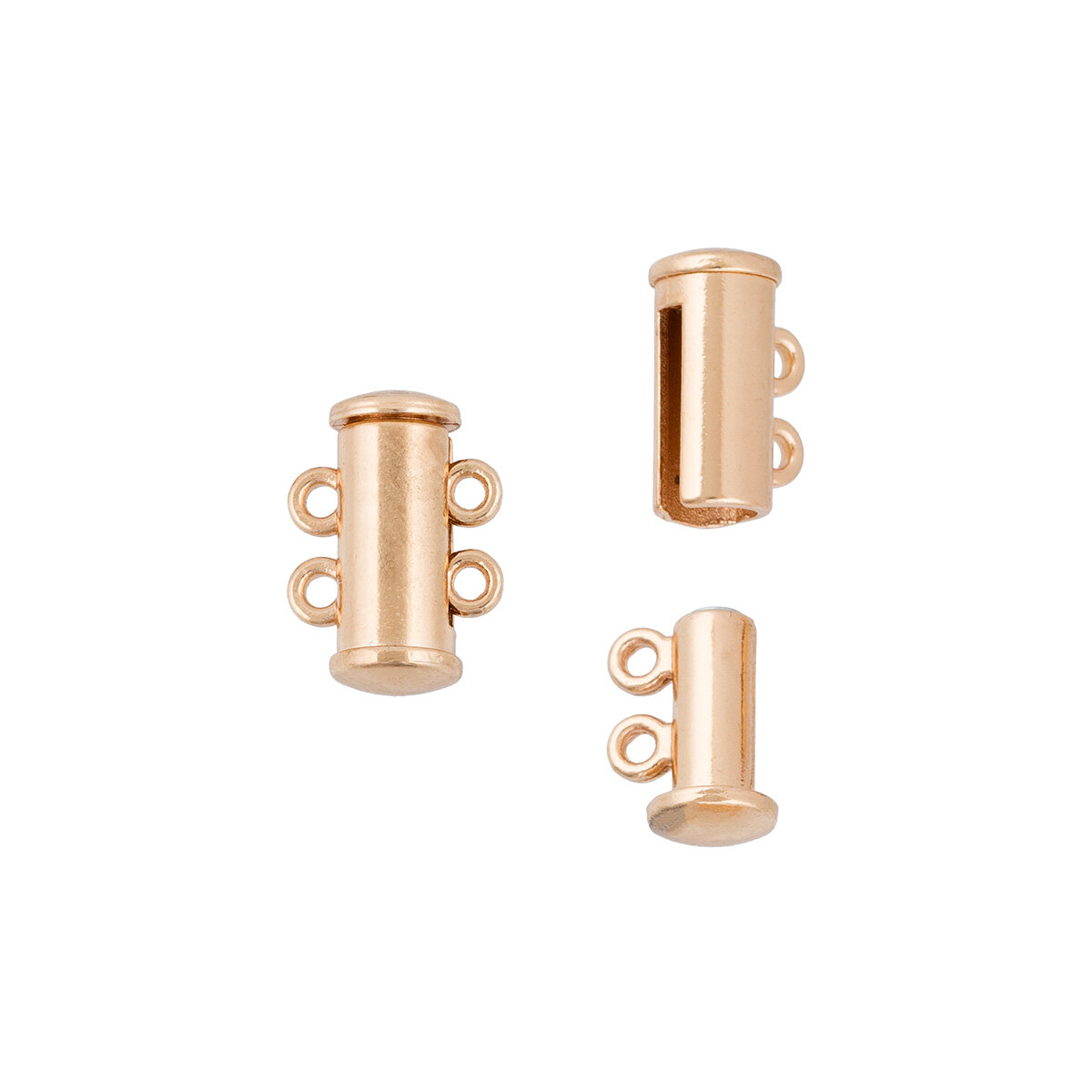 Замок-слайдер магнитный FMK-M06 10 х 14 мм 2 шт 02 под золото