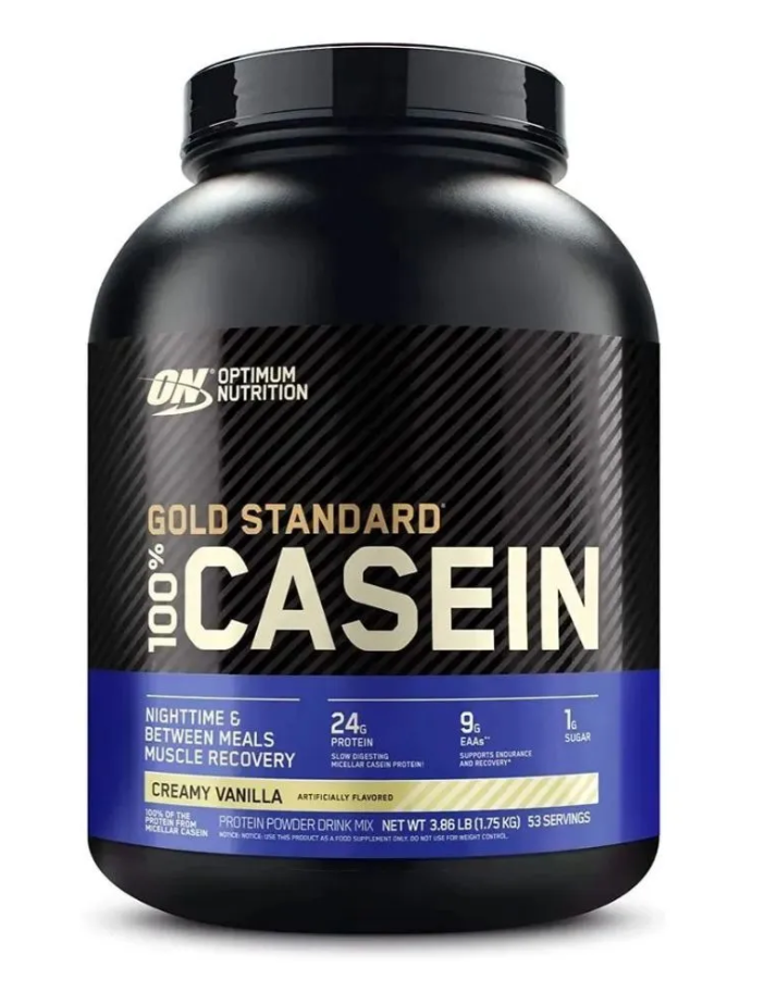 Казеин Optimum Nutrition 100% Casein Gold Standard 1750г, сливочная ваниль