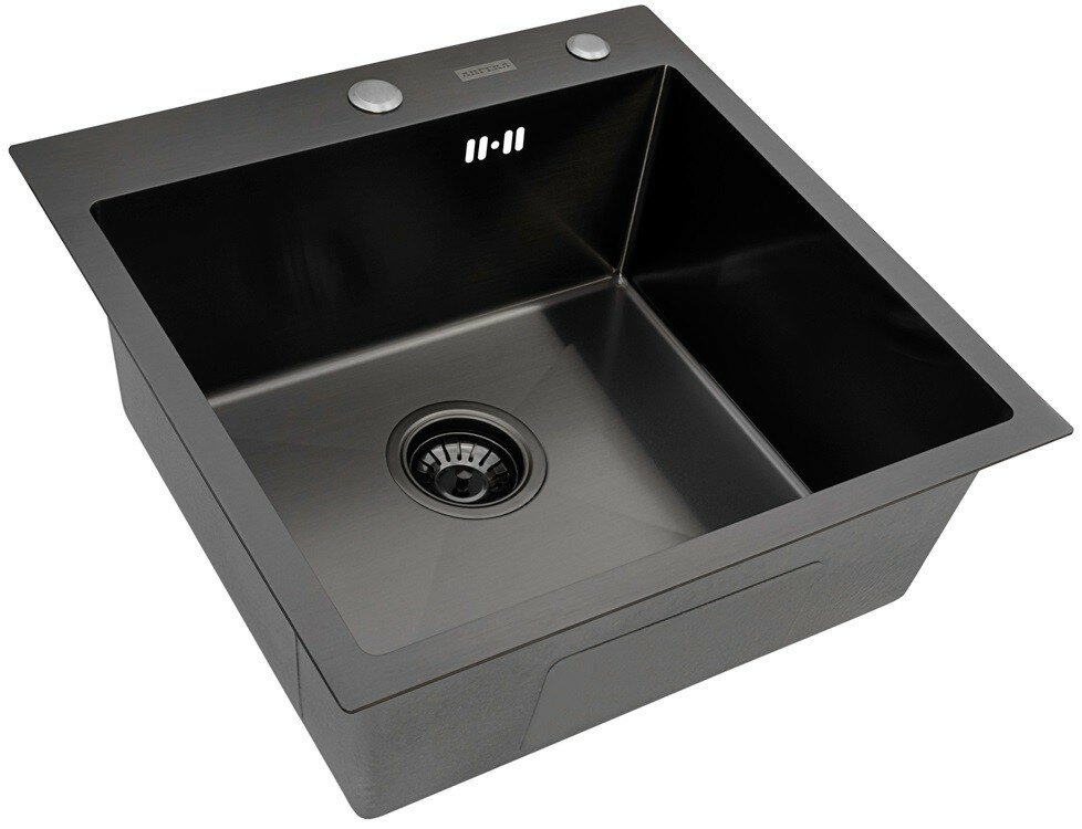 Кухонная мойка ARFEKA Eco AR 500*500 Black PVD Nano