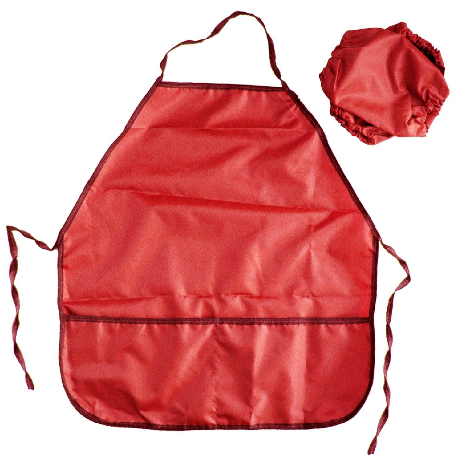 Фартук для труда Проф-пресс с нарукавниками, Красный, 210x110x15 мм (ФН-8089)