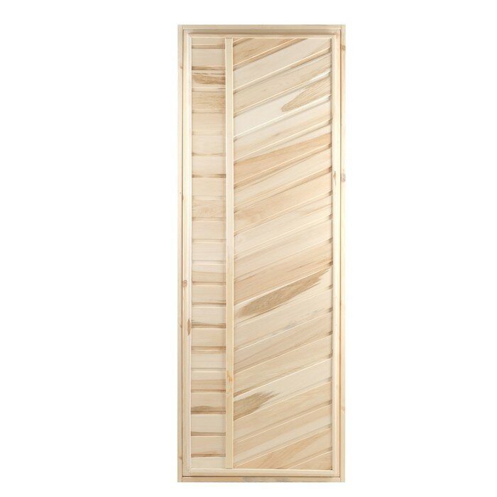 Дверь для бани и сауны "Эконом", липа, 190×70см 3881726