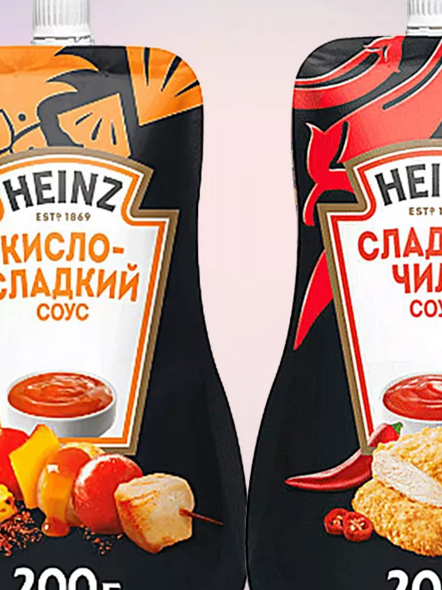 Соус "Heinz" кисло-сладкий + сладкий чили 2шт. по 200 гр.