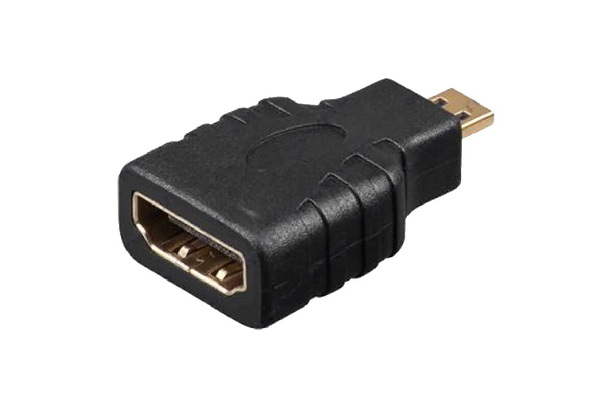Переходник штекер REXANT micro HDMI – HDMI гнездо 17‑6815 совместимый с USB‑C и разъемом VGA, из прочного ABS-материала для стабильной передачи видео высокого разрешения