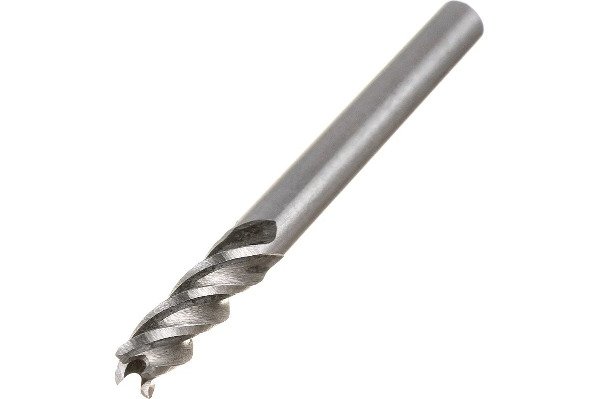 GRIFF a300025 фреза концевая 4 мм, 4 лезвия, Р6М5, длина резания 43 мм, хвостовик 11 мм