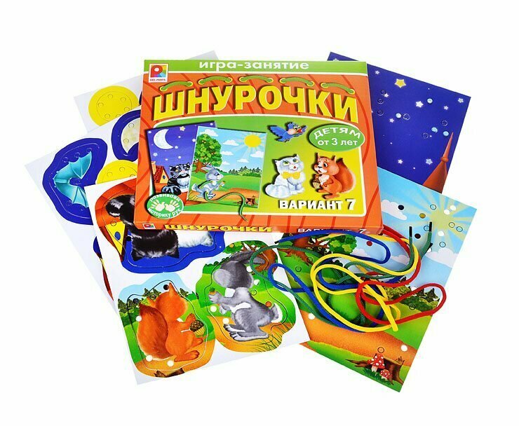 Обучающая игра Радуга Шнурочки 7 (с-422)