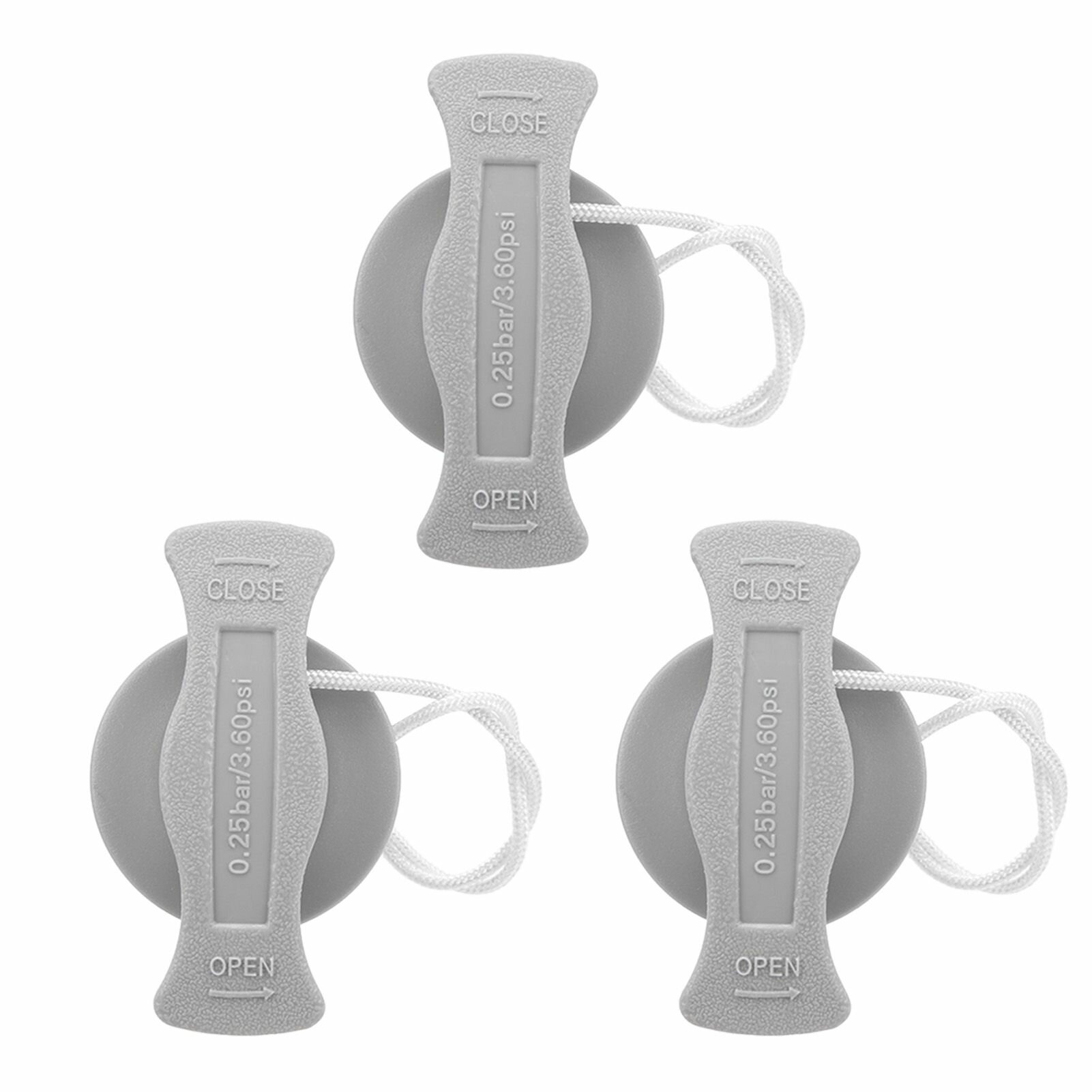 Клапан надувной лодки - 8 зубьев, ПВХ, Герметичный, Сменная воздушная пробка