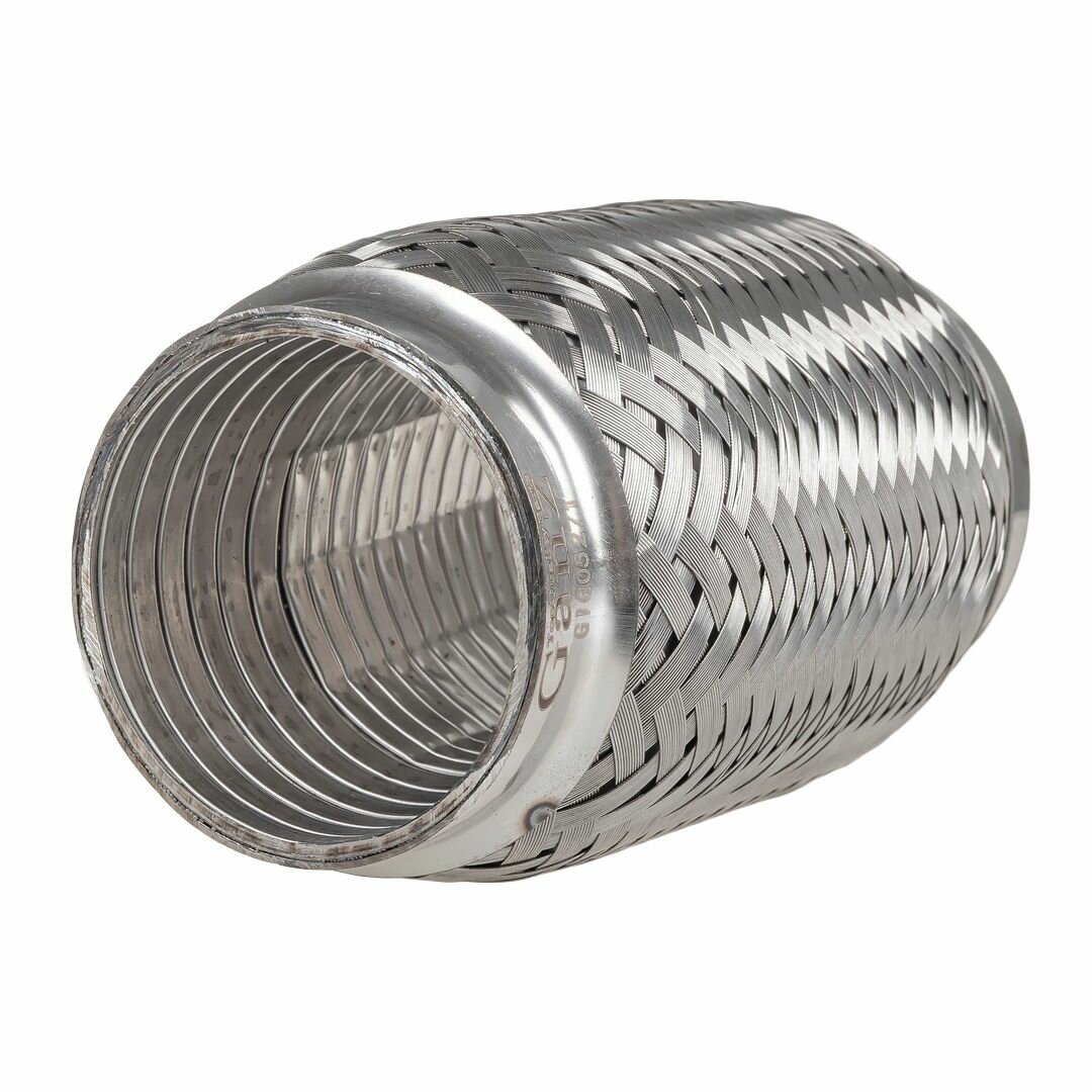 Компенсатор (гофра) выхлопной системы 3х-слойная InterLock 55x120 UNIVERSAL D 55mm L 120mm