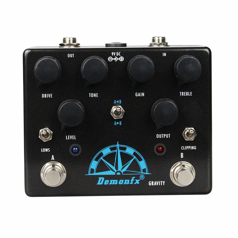 Demonfx Overdrive Tube TS10 Новый Гитарный Эффект И KLON 2в1 Высокое Качество