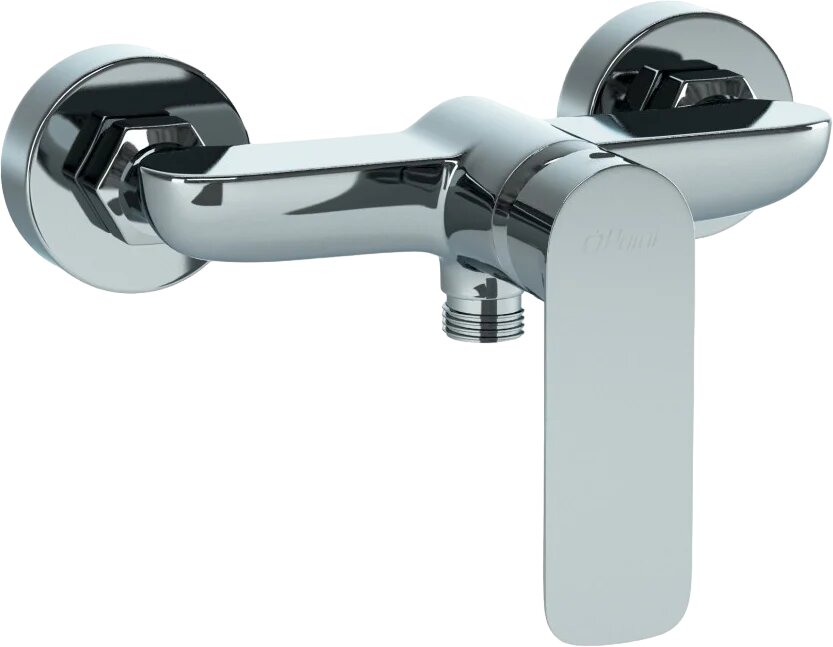 Смеситель для душа Paini Garda 76CR511 хром, глянцевый, настенный, латунный, однорычажный, без лейки, смеситель для ванны с душем