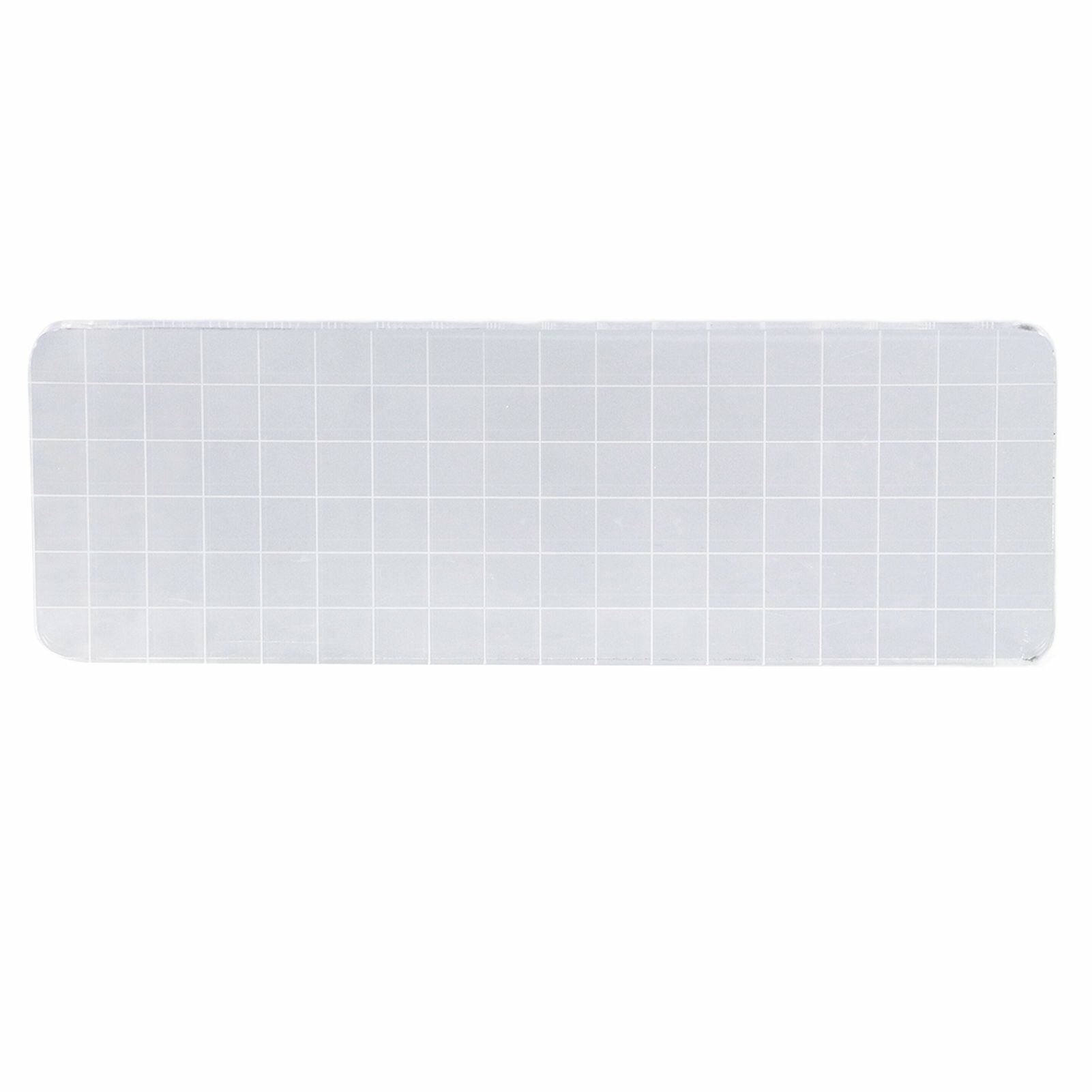 Акриловый блок 6x18см, круглые углы, для календарных блокнотов