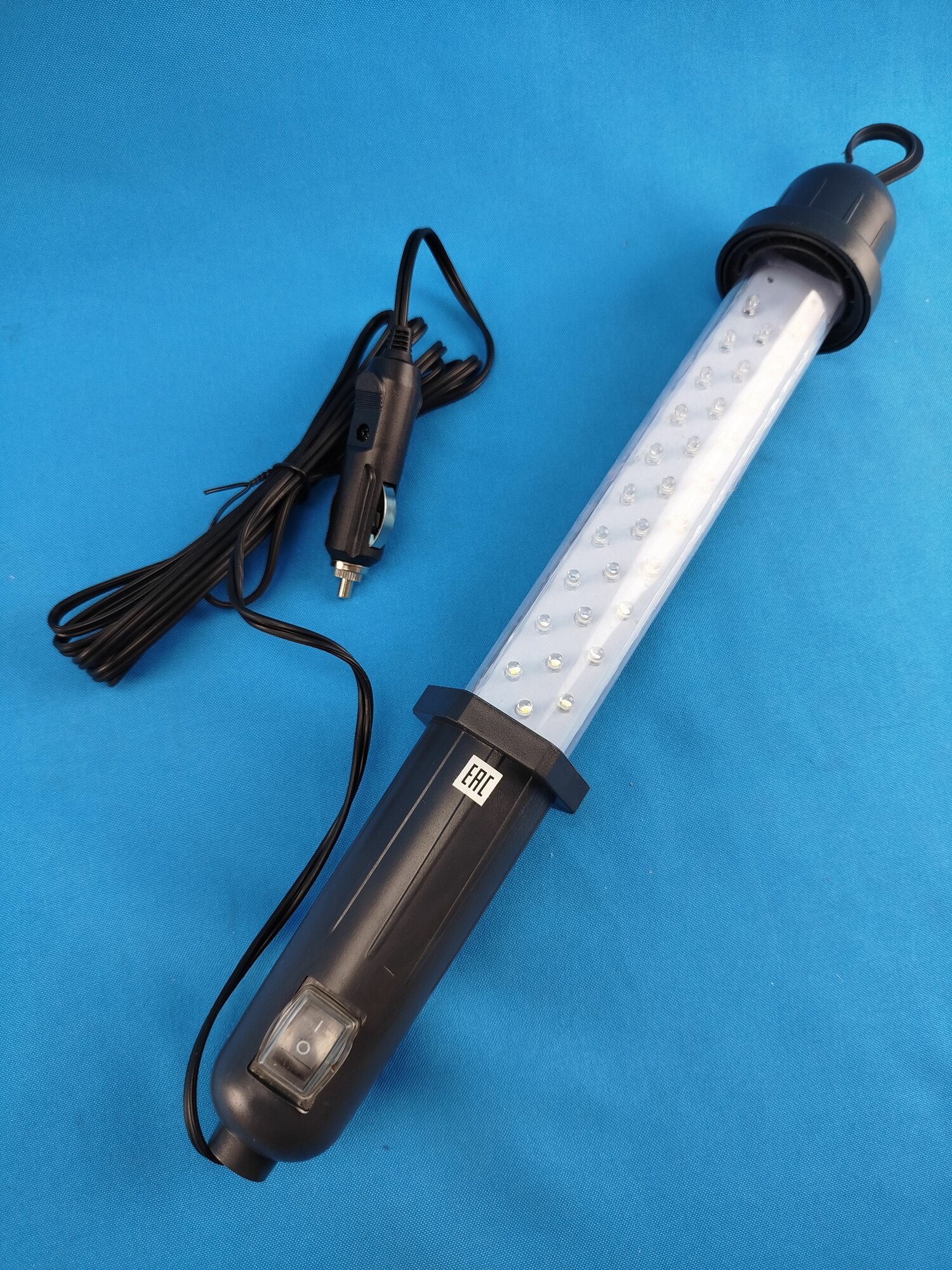 Фонарик переноска от прикуривателя "AIRLINE" 12В LEDx30, провод 3м