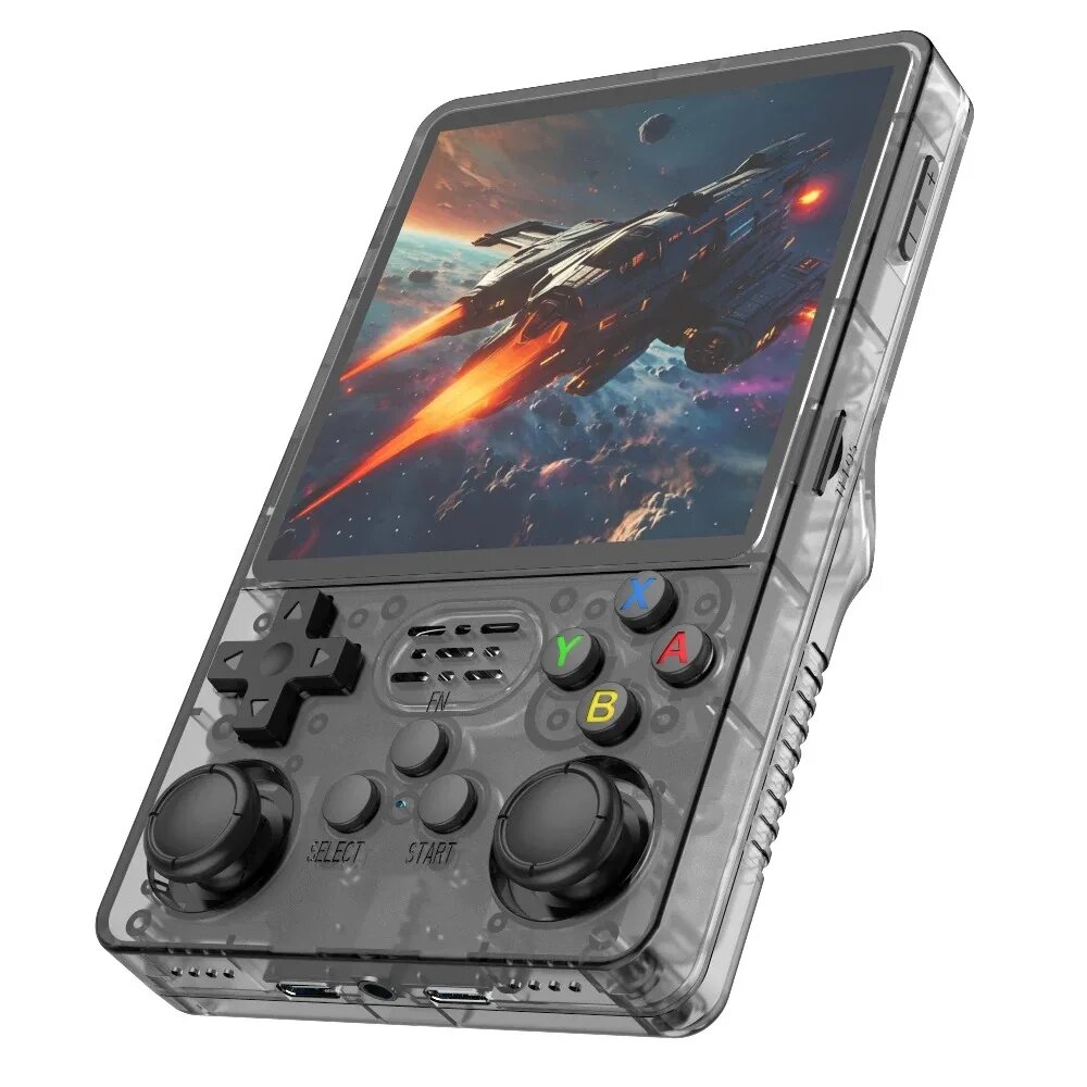 Портативная игровая консоль FLLTF R36 Plus, 64GB, black