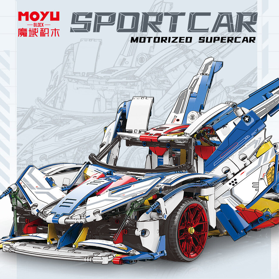 Moyu 87007A-C 1:10EVO спортивный автомобиль оригинальные сборные строительные блоки высокой сложности игрушка в подарок физический магазин горячая распродажа
