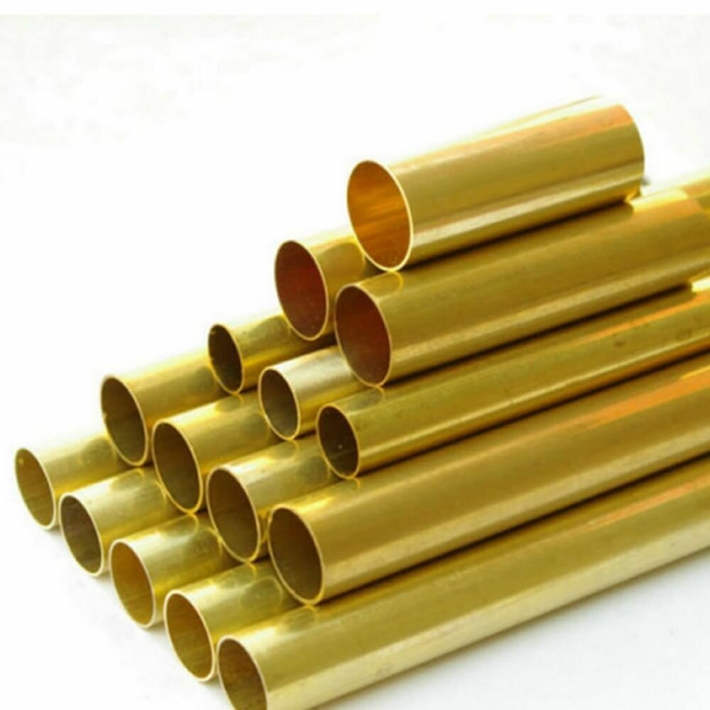 Латунная труба 15x14x300мм толщина стенки 0,5 мм внешний диаметр 15 мм внутренний диаметр 14 мм длина 300 мм