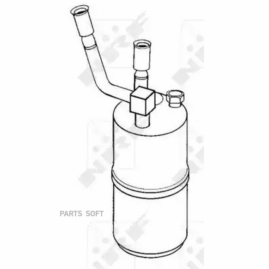 Осушитель кондиционера от официального дистрибьютора, NRF, артикул 33051