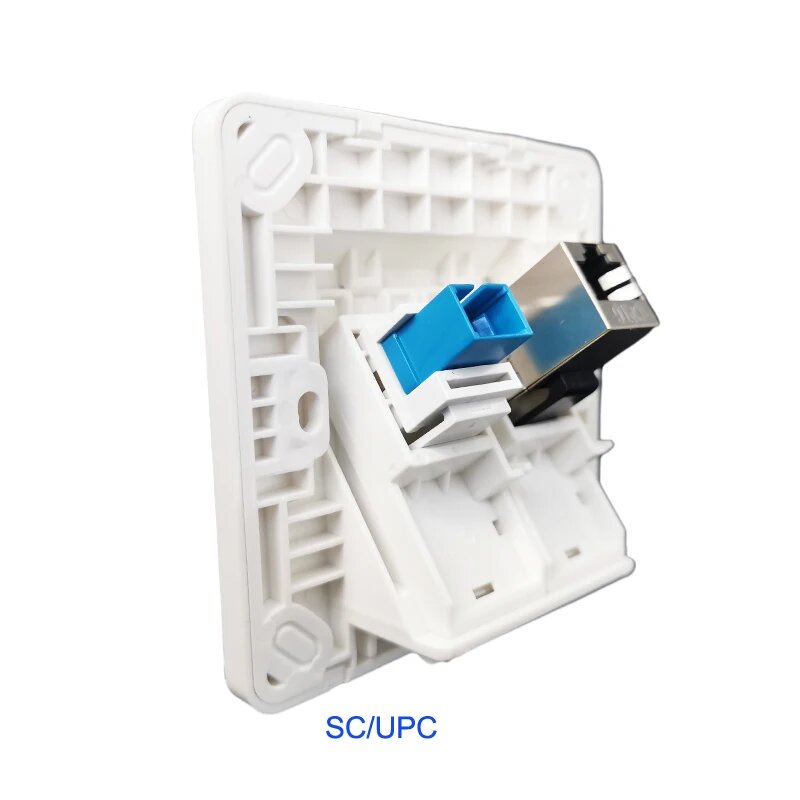 UKITSON белая настенная панель SC-SC RJ45 SC UPC