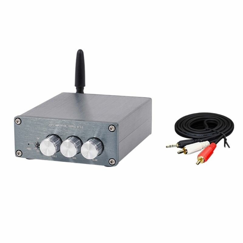 (1 шт.) Цифровой усилитель BL53A + кабель 3.5 мм - RCA