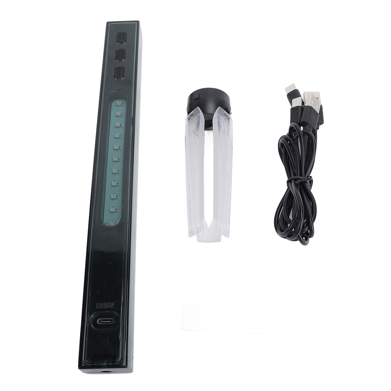 RGB Sound Control Light 32pcs Dazzling Color LED Beads Voice Activated Ambience with Tripod