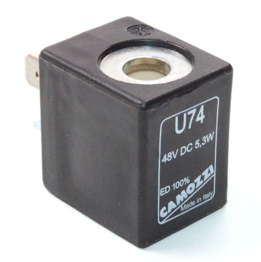U74 DC 48V, 5W, Катушка соленоид, Camozzi