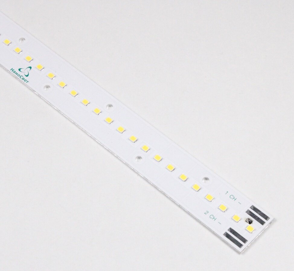 Line-500-2835-36SMD-W 4400Lm 50-56V 500mA 28W 5000k Day (Osram), Линейка светодиодная, 270x22x3мм, Наносвет, Необходима