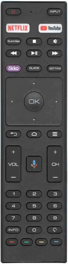 JVC KT1942-HG (RC-20 / RC-20-V2) K504Q5062107 (OKKO), Пульт ДУ