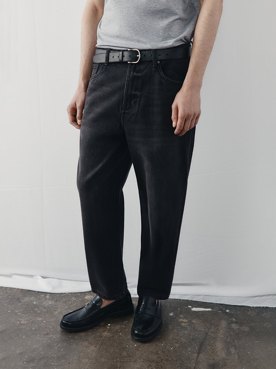 Джинсы классические зауженные 