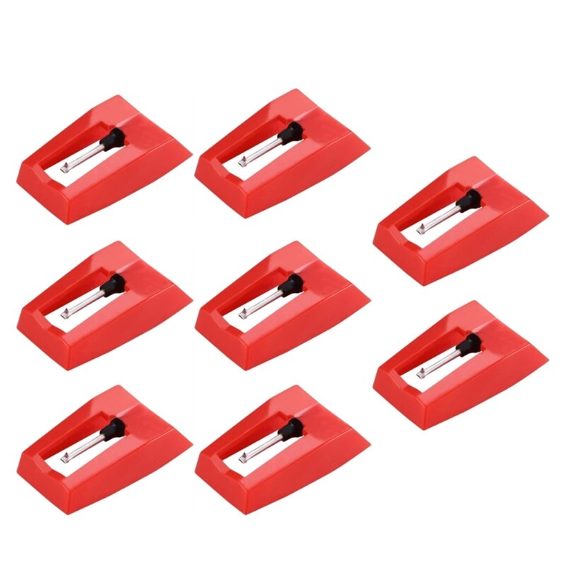 8шт Проигрыватель Пластинок Замена Иглы Алмазный Стилус Проигрыватель Пластинок Игла Фонограф Игла для Виниловых Пластинок Проигрыватель Пластинок