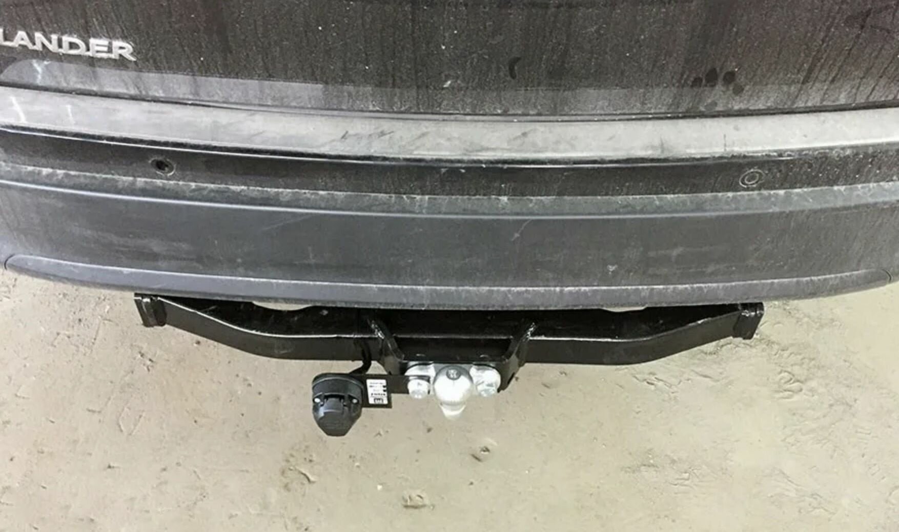 Фаркоп с эл-кой Smart для Toyota Highlander 2014-2020 (оцинкованный шар)(паспорт и сертификат в комплекте) 92511-FE. Motodor