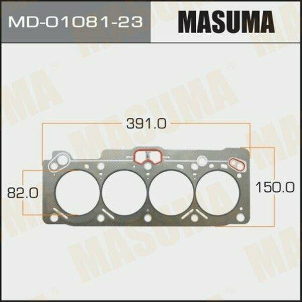 Прокладка ГБЦ MASUMA MD-01081-23 Toyota Carina E 1.6 4, 92-9, 97, Avensis 1.6 9, 97-10, 00, Corolla 1.6 7, 92-02, 00