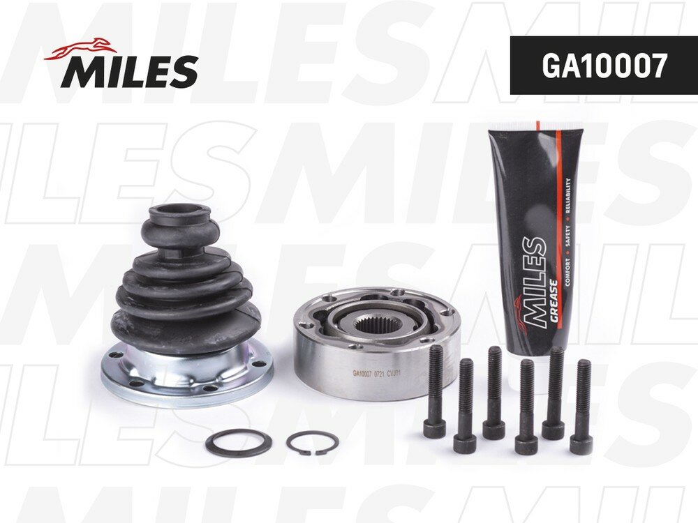 ШРУС внутренний MILES GA10007 Audi 80, Vw G1, G2, G3, Passat, Polo 1.6-2.8 82-01, комплект