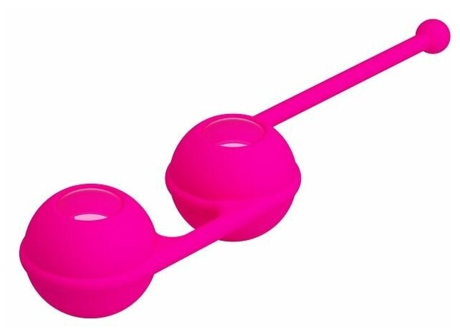 Ярко-розовые вагинальные шарики Kegel Tighten Up III