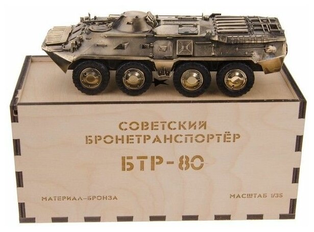 Модель бронетранспортёра БТР-80(1:35)