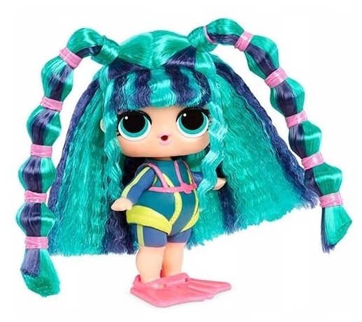 LOL Surprise Серия 6 Парики - 6-012 Аквалангистка Scuba Babe (запечатанный шар)