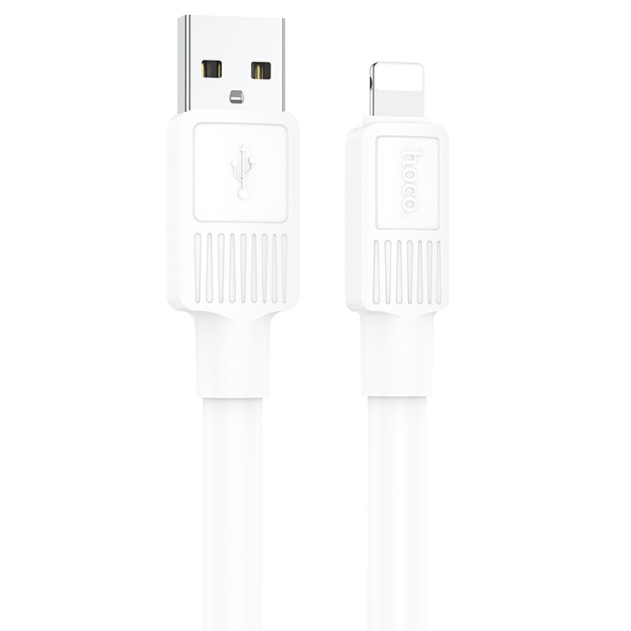 Кабель для айфон USB HOCO X84 Solid USB - Lightning, 2.4А, 1 м, белый