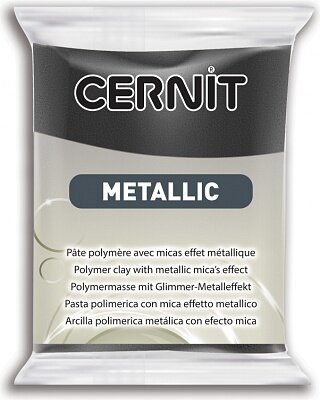 Полимерный моделин "Cernit Metallic" 56гр. Гематит