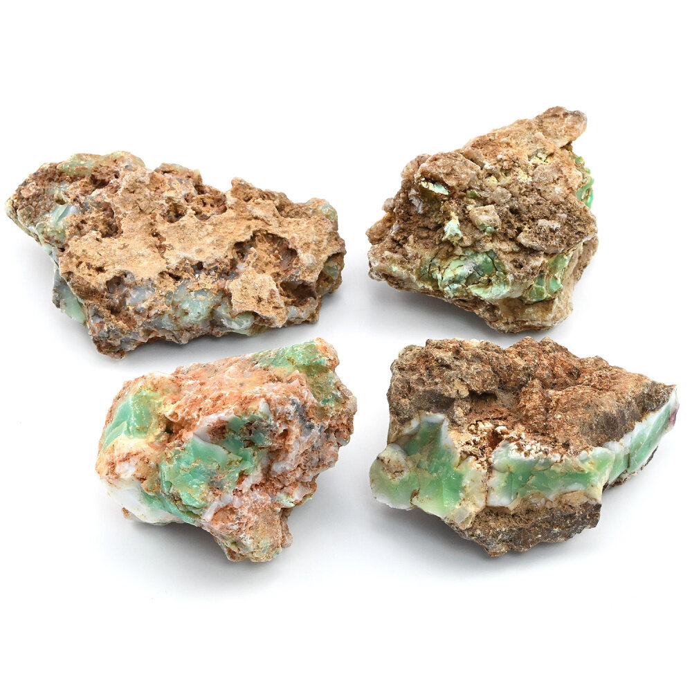 Хризопраз необработанный 79*47*38мм, 120-129г .