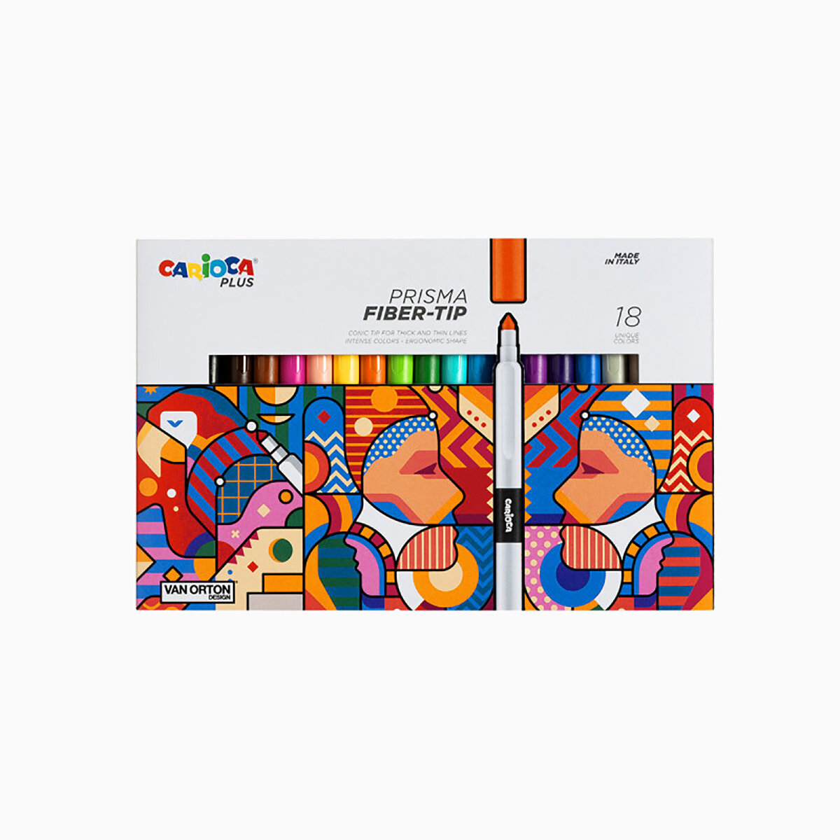 Набор маркеров для скетчинга 12 цветов "Carioca Plus" 45206