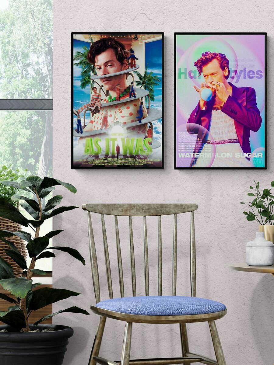 Набор из двух постеров Harry Styles. Songs