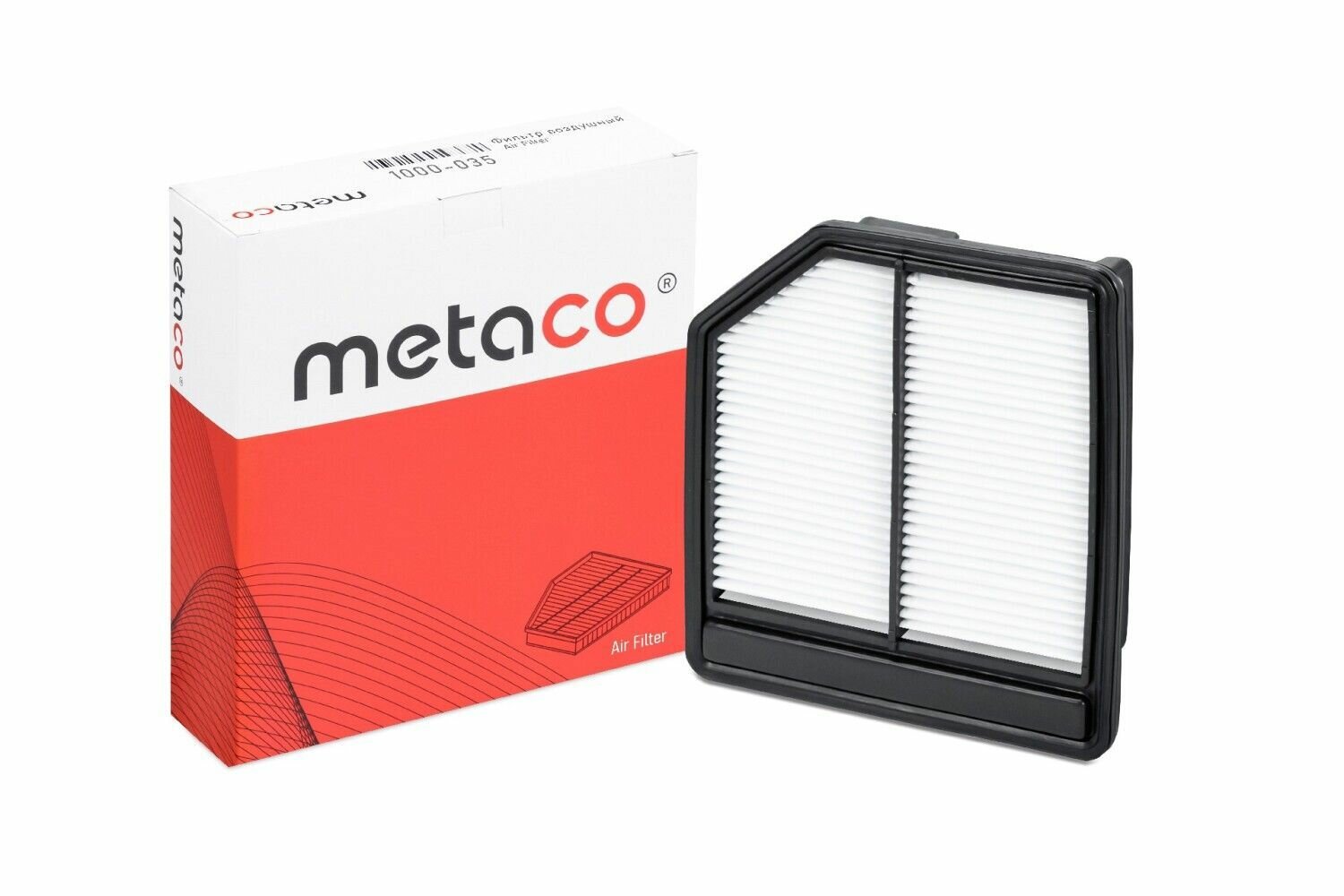 Фильтр воздушный METACO, Honda Хонда Civic Цивик, Сивик, 17220-RNA-A00, 17220-RNA-Y00, 1000-035