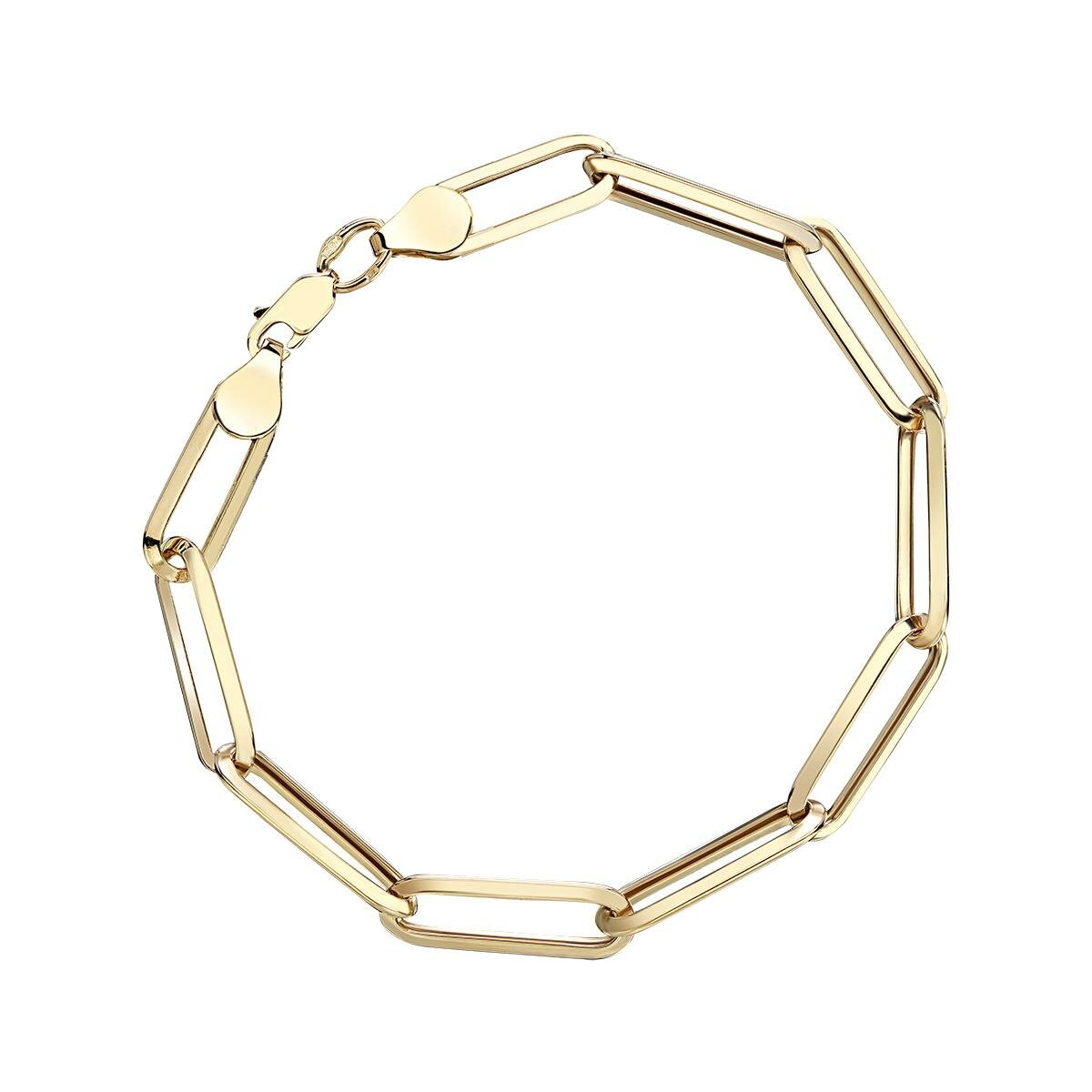 Браслет, желтое золото, 585 проба