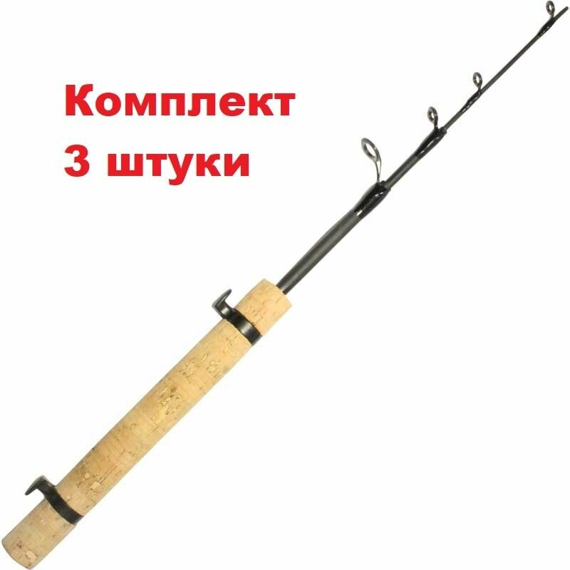 Удочка для зимней рыбалки Таюр "Уралка" 120 CH (3 штуки) (удочка зимняя)