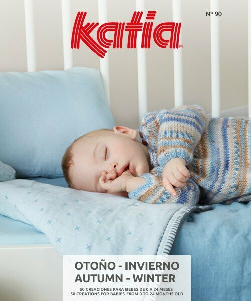 Katia 6135 Журнал с моделями по пряже B/BABY 90 W19-20, А4