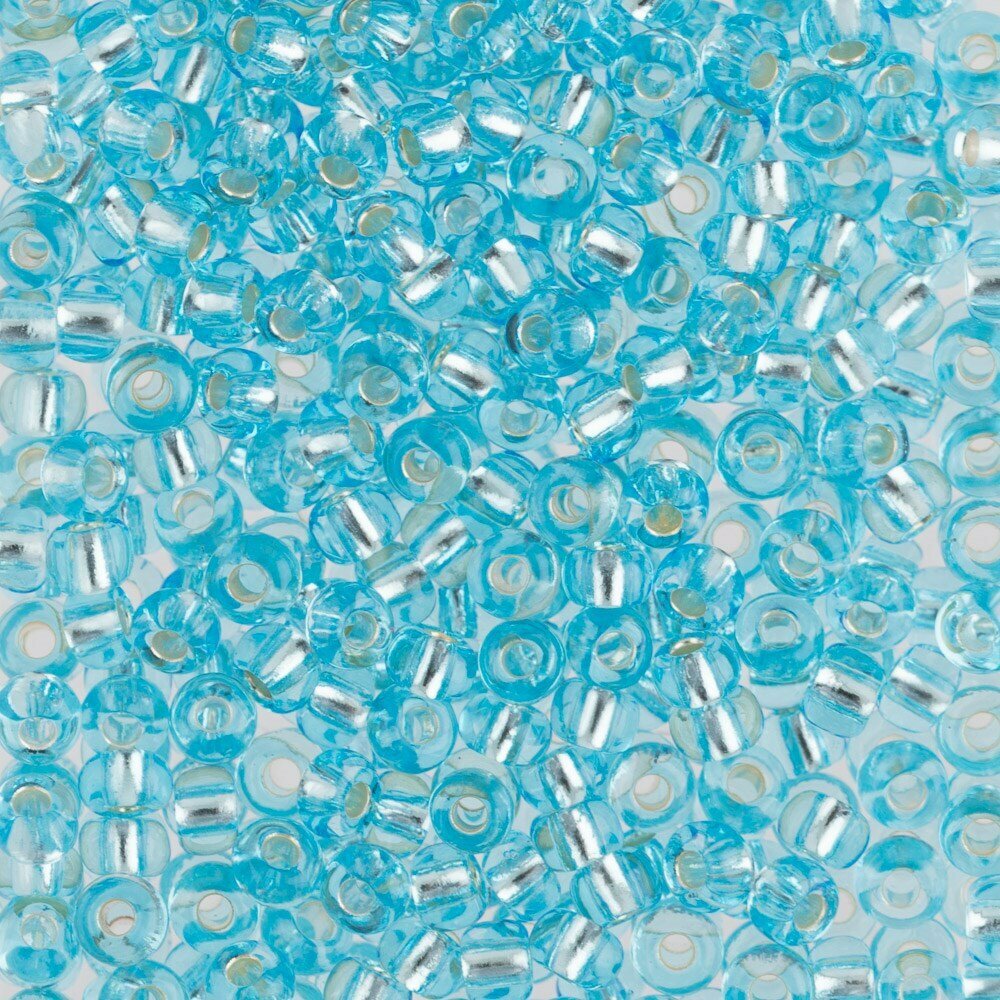 Бисер Gamma 5, Чехия E272 (67000) светло-бирюзовый 10/0, 5 гр,1 шт.