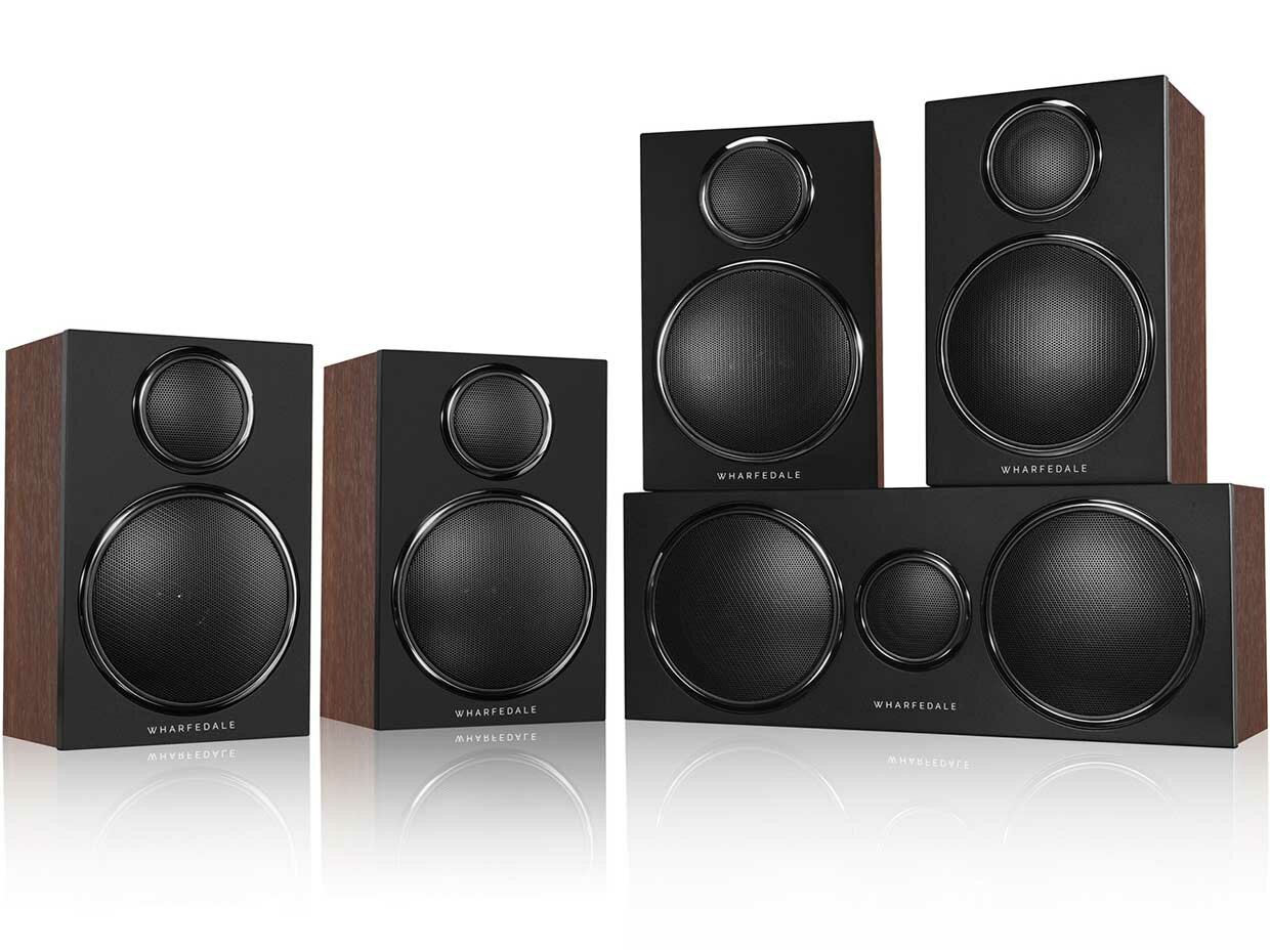Комплект акустики Wharfedale DX-3 5.0 HCP System Walnut Pearl